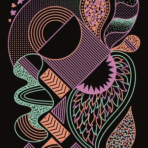 Art Print Abstract: Why - Etsy