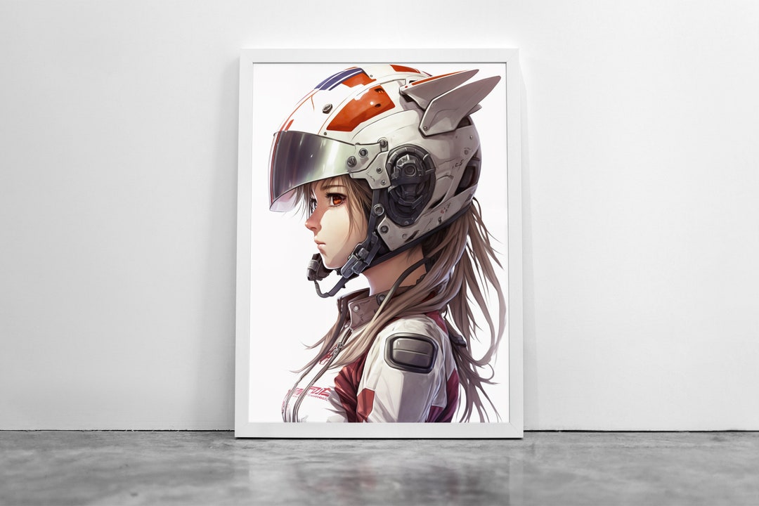 Starlet Manga Anime Girl Black and White Japanese Artwork Illustration ...