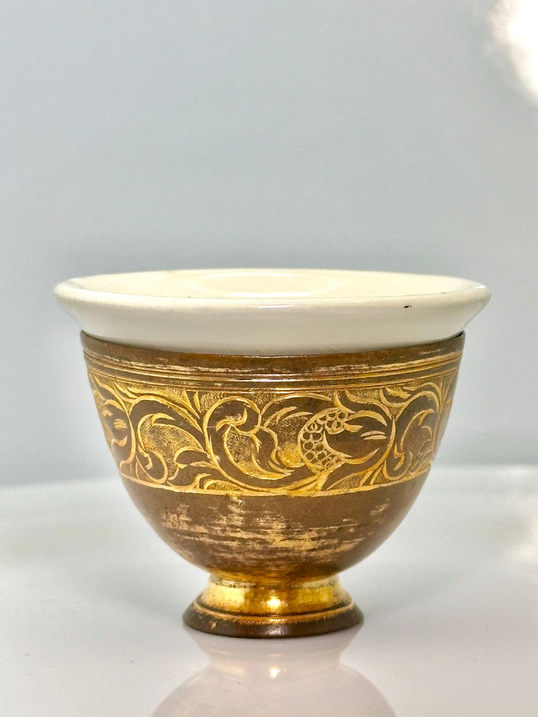 Ultra Rare 18.th Ottoman 'TOMBAC' Cofee Cup and Envelope / Museum ...
