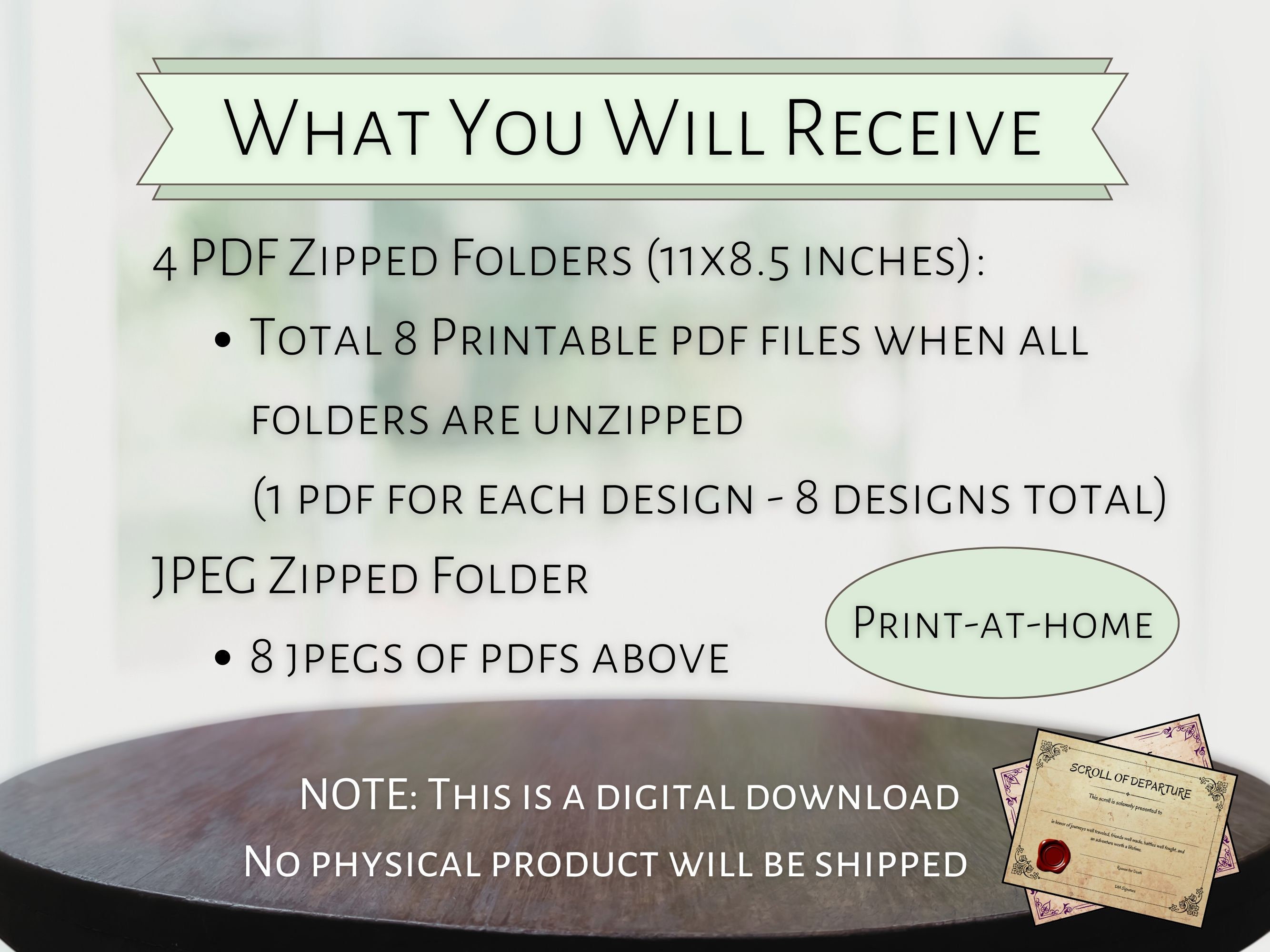 Dnd RPG Death Certificate Sheet, Player Character Demise, Scroll of ...