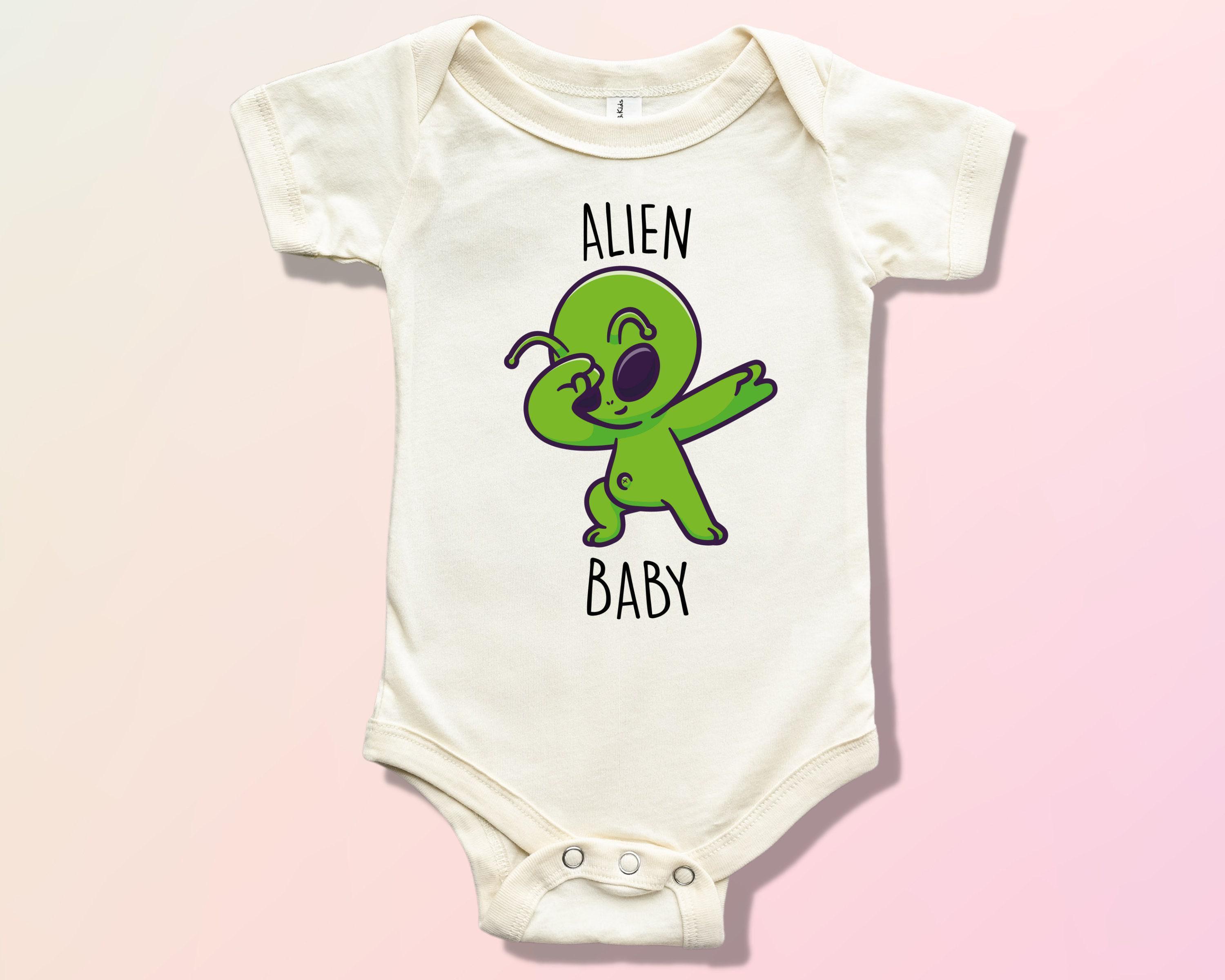 Baby Alien Bodysuit, Cool Alien Baby Bodysuit, Funny Alien Baby Tee ...