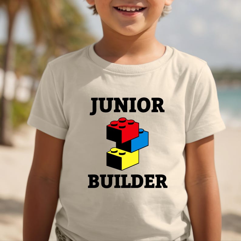 Building Bricks Kids Shirt: Master Builder, Demo Expert, Clean up Crew ...