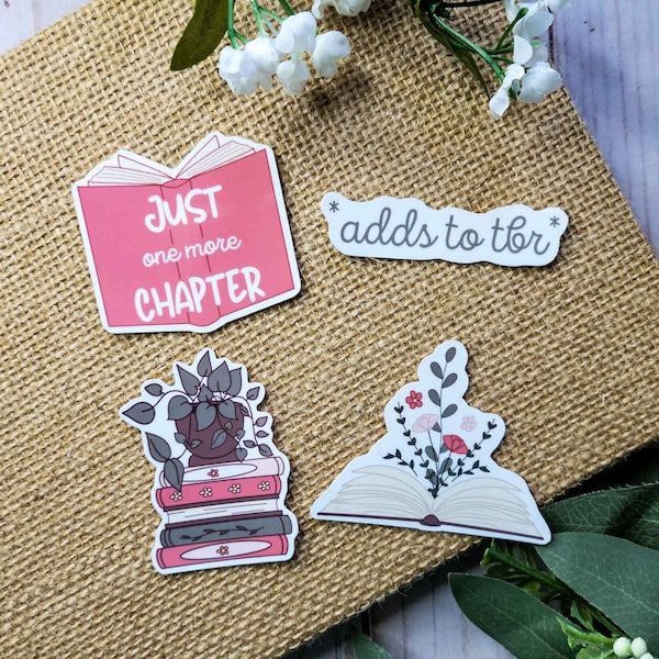 Bookish Stickers - Etsy