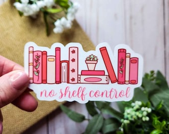 No Shelf-control Bookish Sticker - Etsy