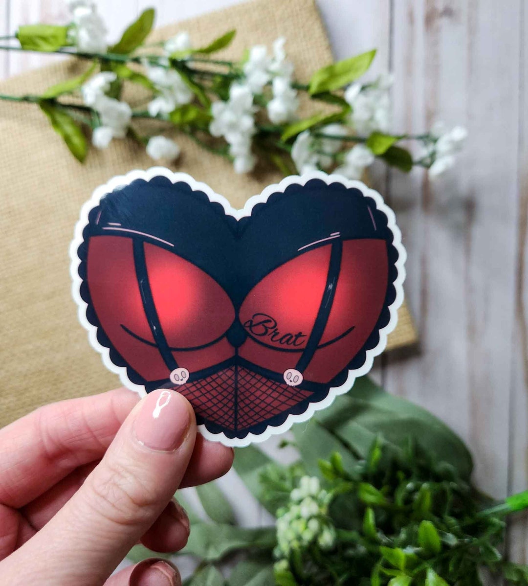 Brat Devil Booty Sticker Butt Sticker Glossy Sticker Etsy