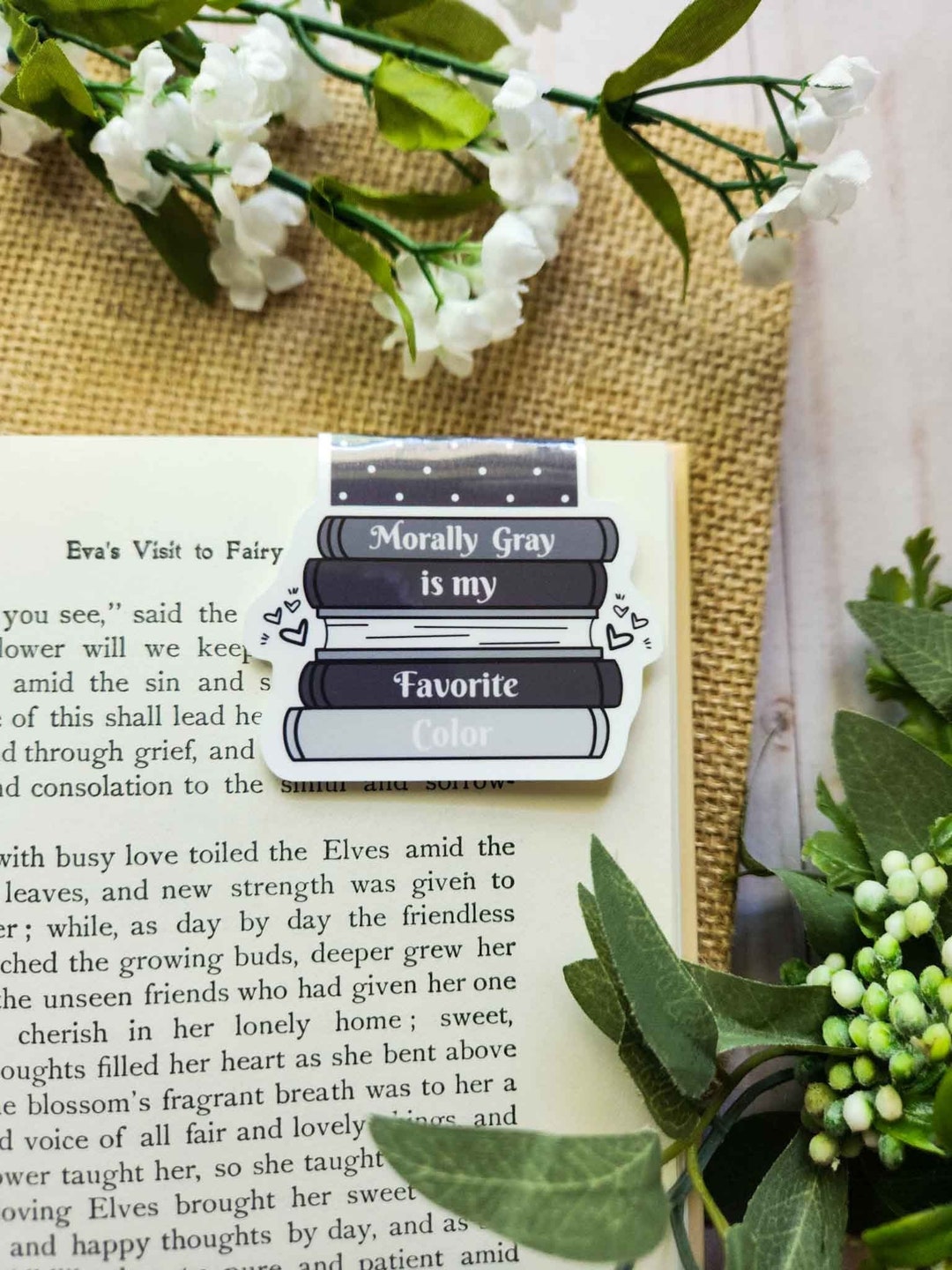 Morally Gray is My Favorite Color Magnetic Bookmark - Etsy