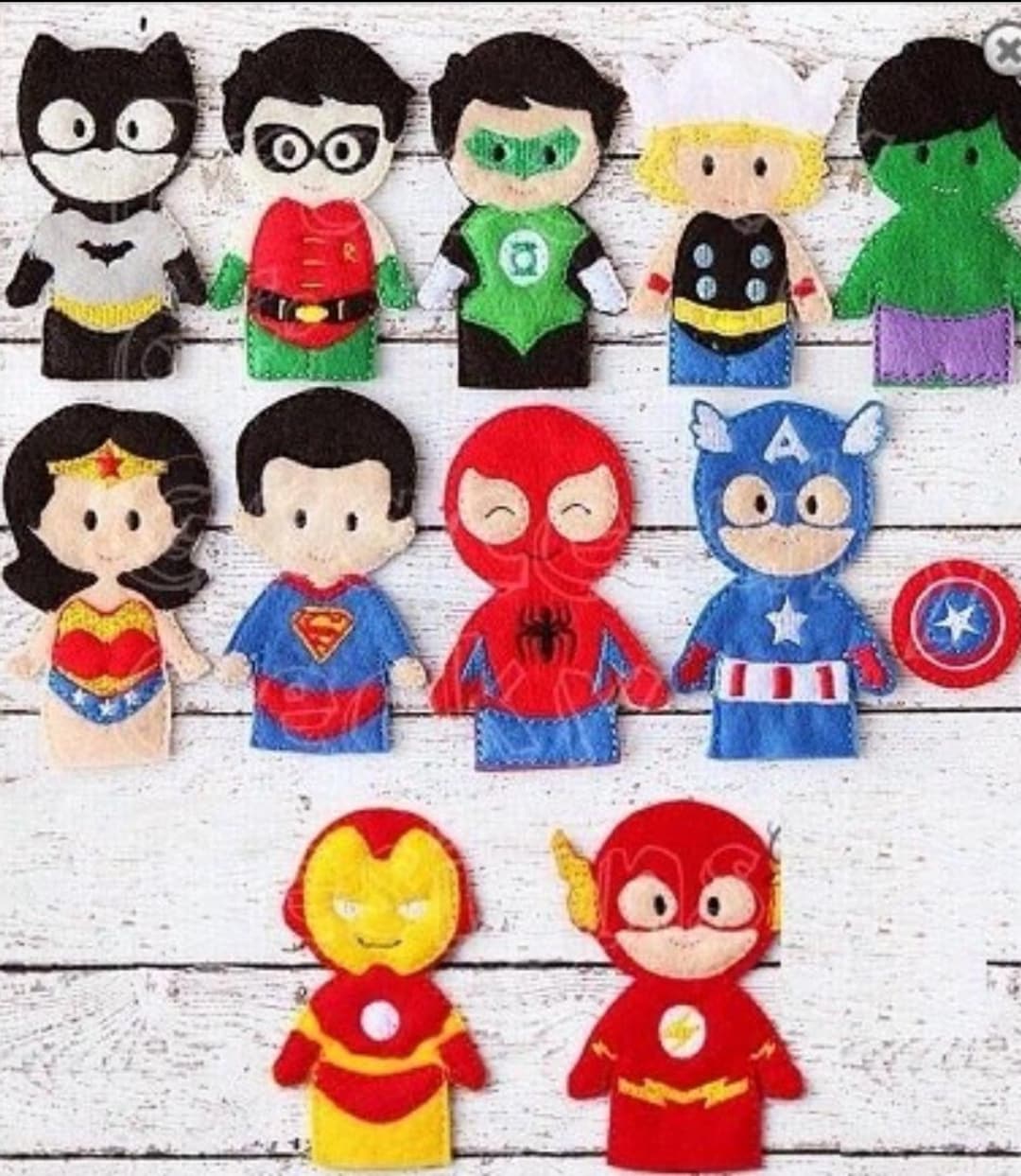 Super Hero Finger Puppets, DC Hero Finger Puppets, Hero Finger Puppets ...