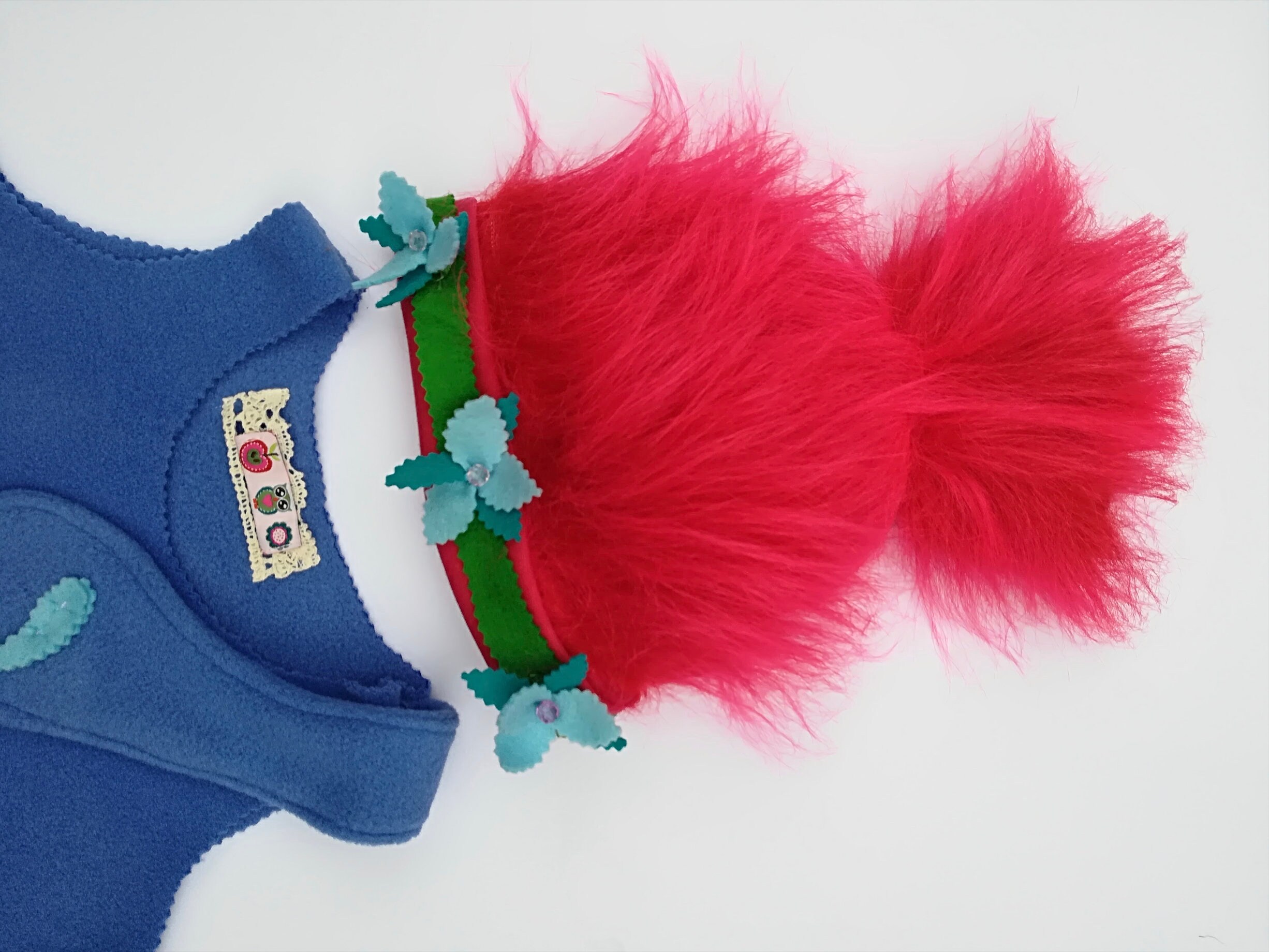 Toddler Princess Poppy Dress, Poppy Troll Costume for Toddler, Handmade ...