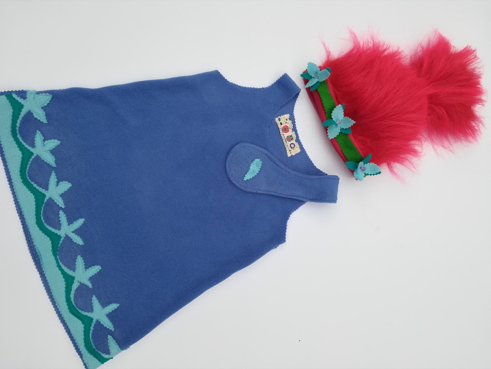 Adult Princess Poppy Dress, Poppy Troll Costume for Adult , Handmade ...