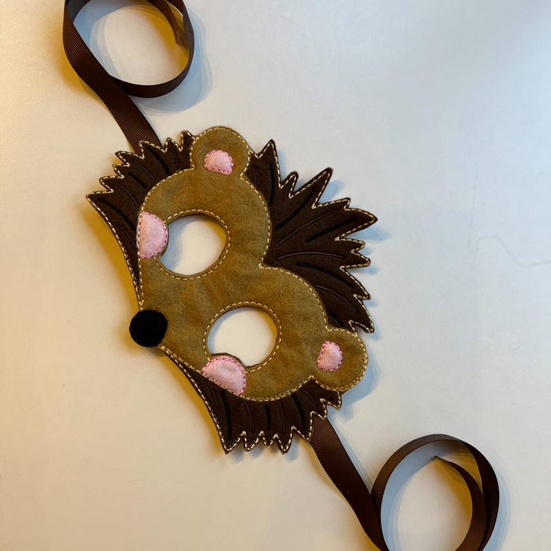Hedgehog Mask - Etsy