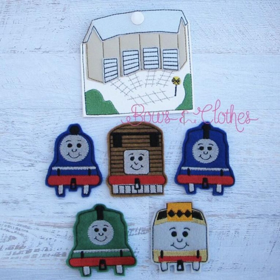 Set of 5 Finger Puppets-inspired by Train Thomas & Friends Finger ...
