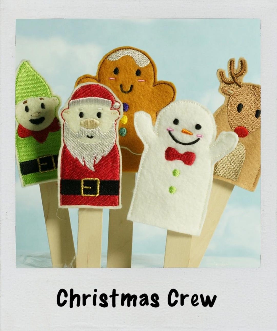Christmas Finger Puppet Set, Educational Activities for Toddlers ...
