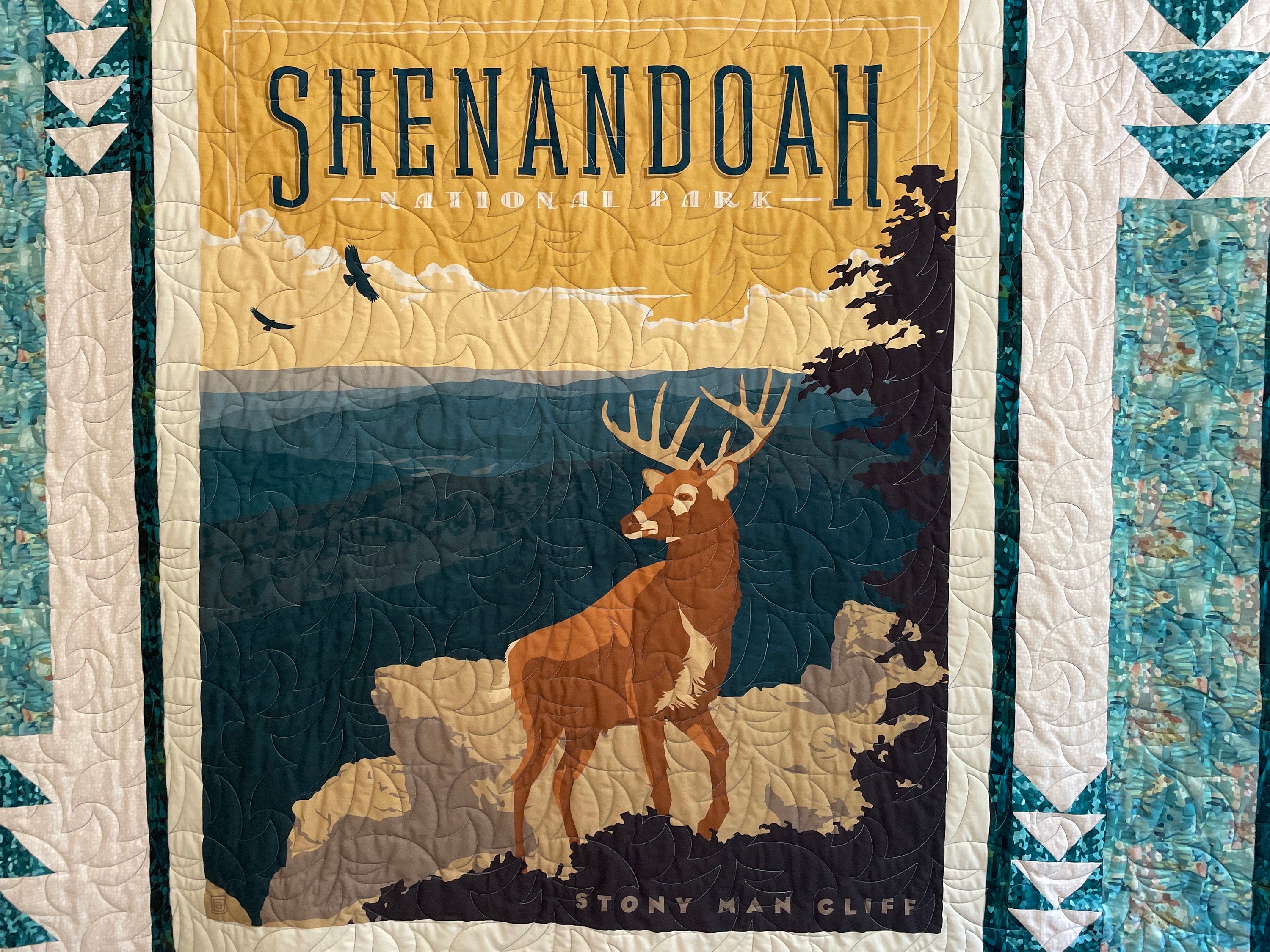 Throw Quilt/ Shenandoah National Park - Etsy