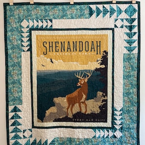 Throw Quilt/ Shenandoah National Park - Etsy