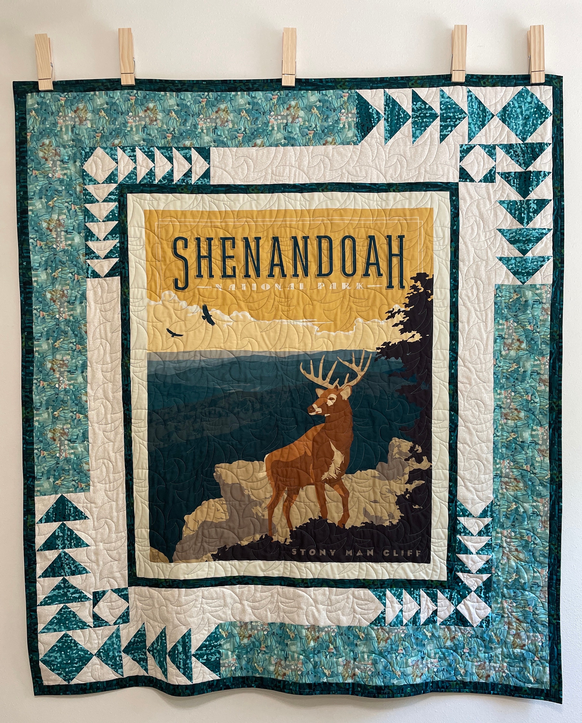 Throw Quilt/ Shenandoah National Park - Etsy