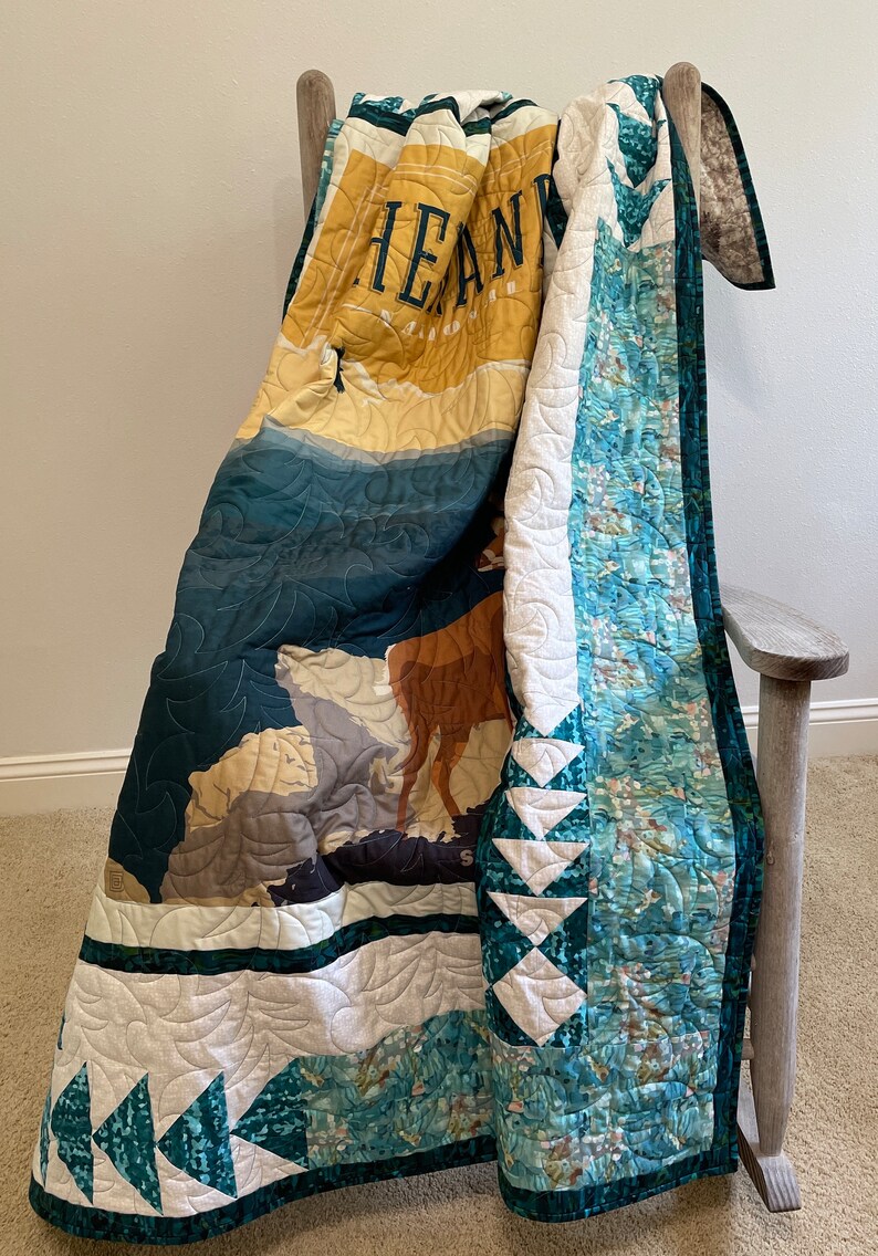 Throw Quilt/ Shenandoah National Park - Etsy