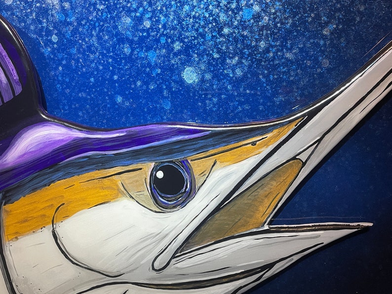 Swordfish Wall Decor - Ocean Wall Art - Fish Wall Decor - Etsy