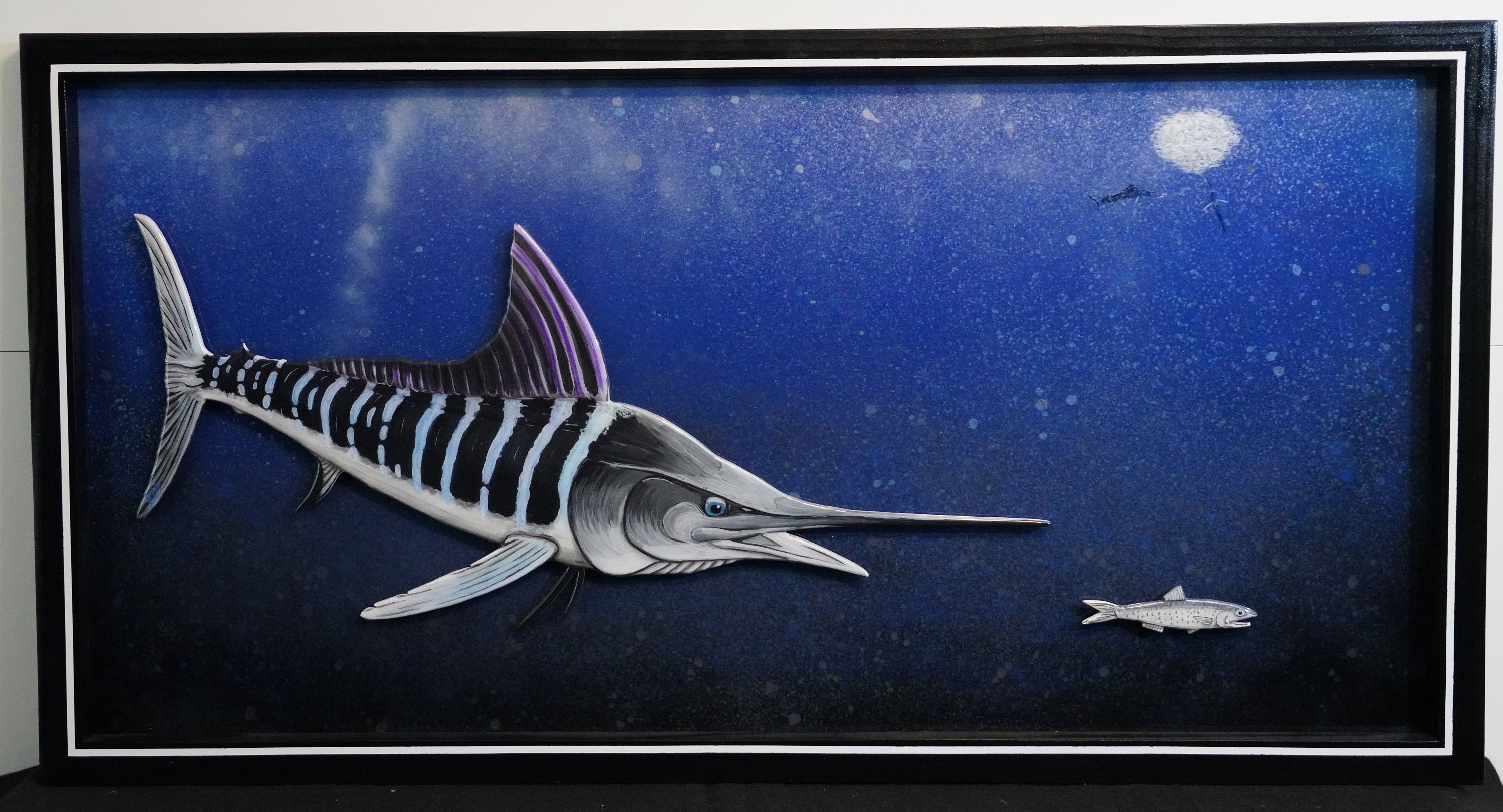 Striped Marlin Wall Art - Wall Decor - Fish Wall Decor - Marlin Art - Etsy