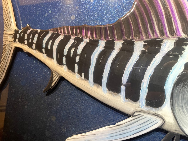 Striped Marlin Wall Art Wall Decor Fish Wall Decor Marlin Art - Etsy