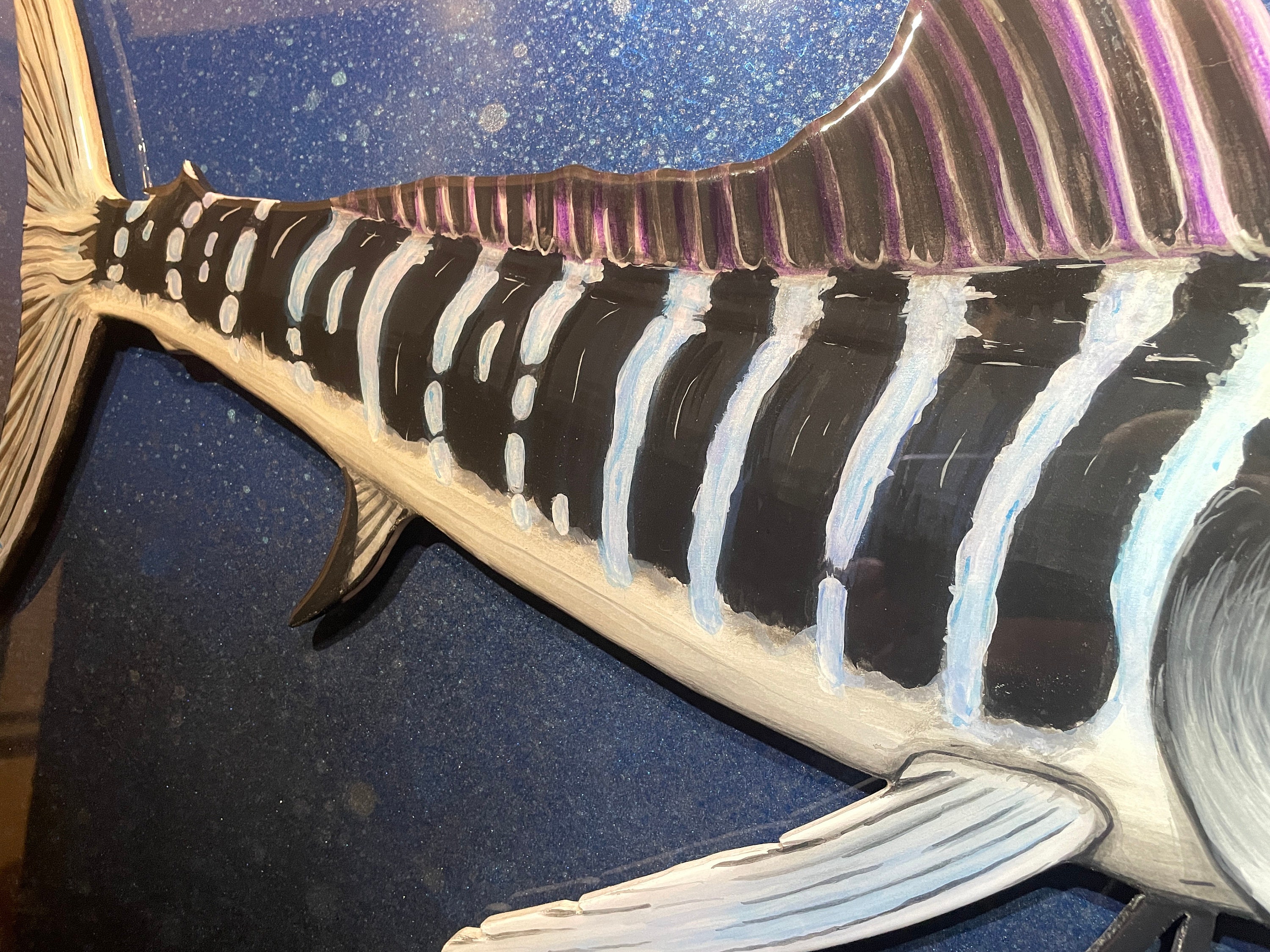 Striped Marlin Wall Art - Wall Decor - Fish Wall Decor - Marlin Art - Etsy