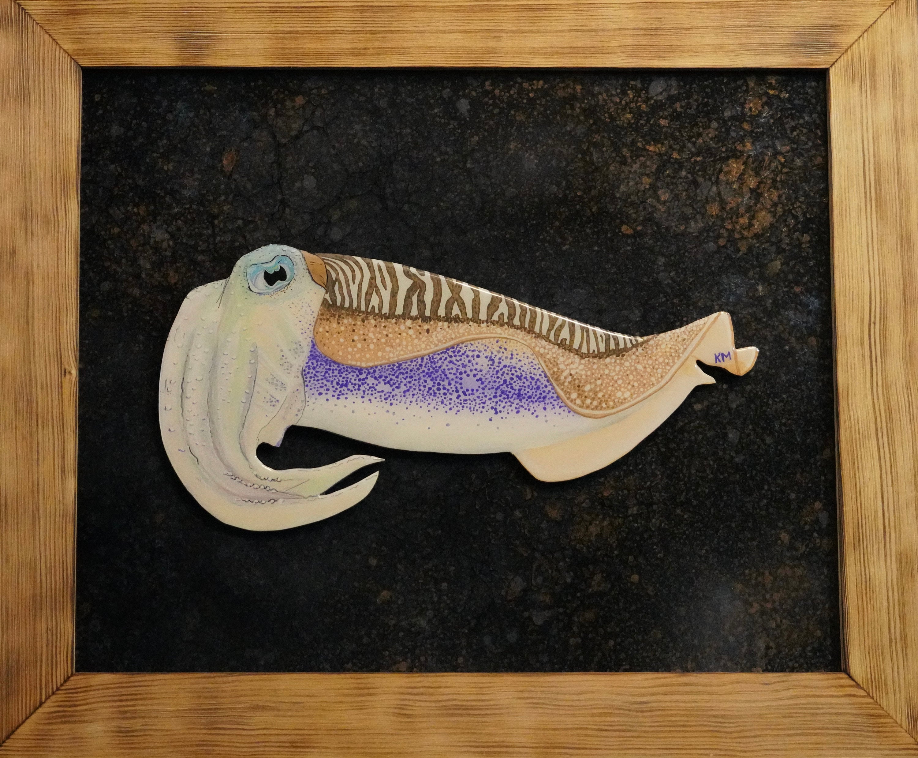 Cuttlefish Wall Decor - Fish Wall Art - Fish Wall Decor - Etsy