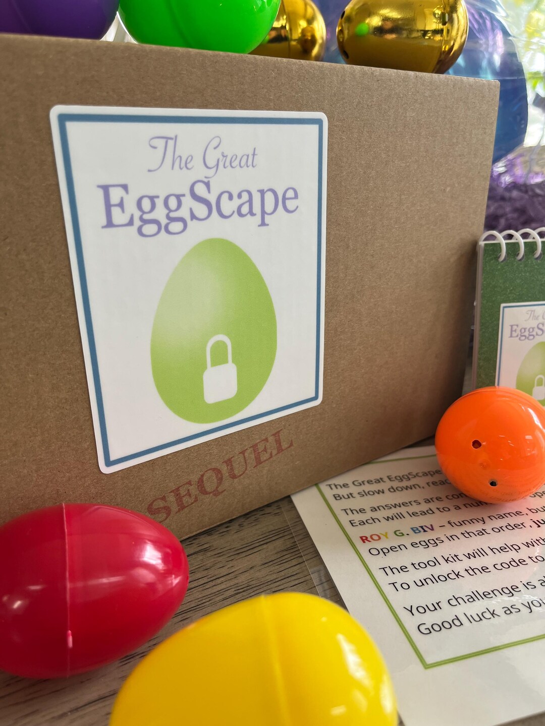The Great Eggscape - the Sequel – Easter Puzzle Game - Etsy