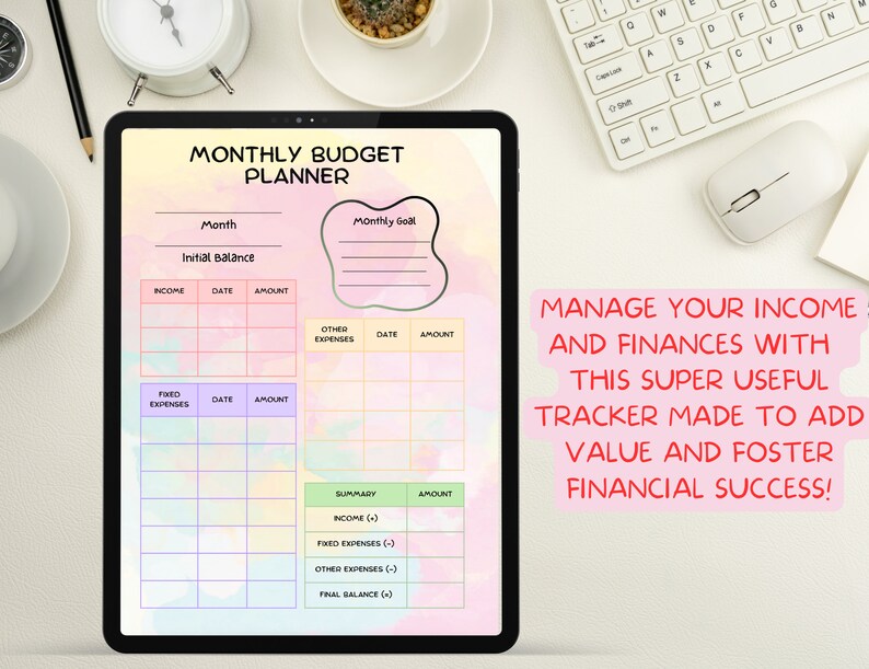2023 Digital Budget Planner: Budget Tracker, Financial Planner, Finance ...