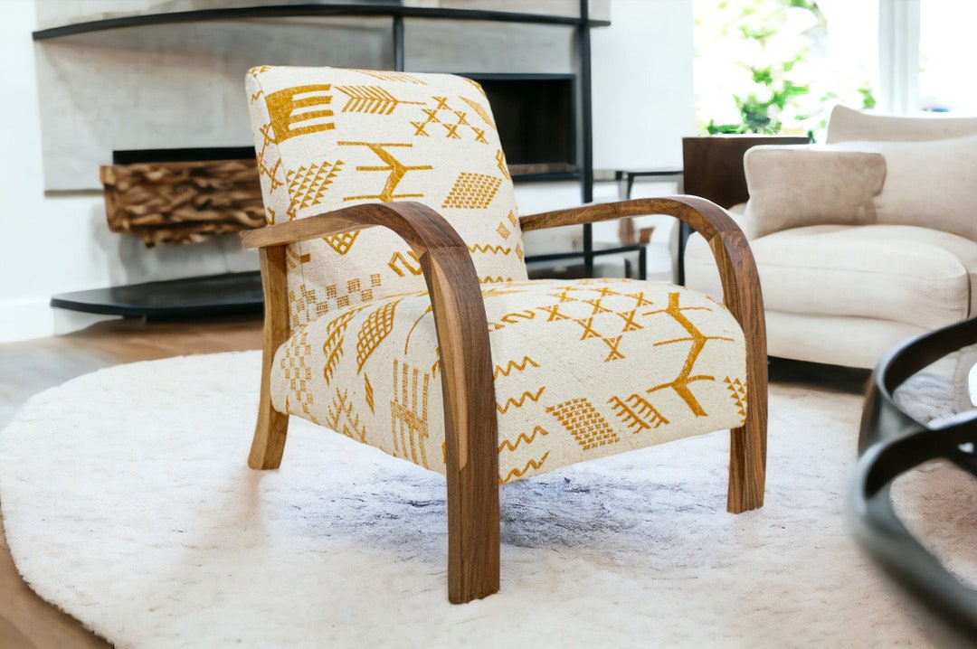 Midcentury Kilimchair, Lounge Chair, Contemporary Armchair, Rlax ...