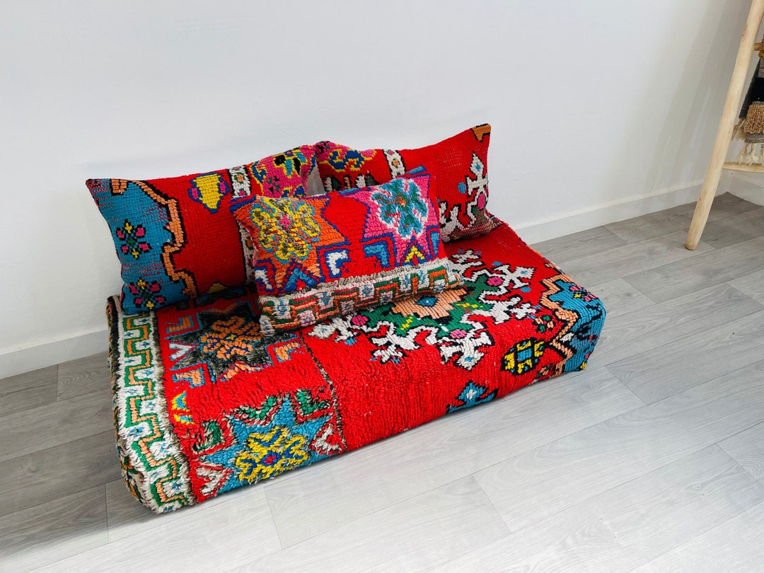 Moroccan Floor Couch Arabic Floor Sofa Vintage Moroccan - Etsy