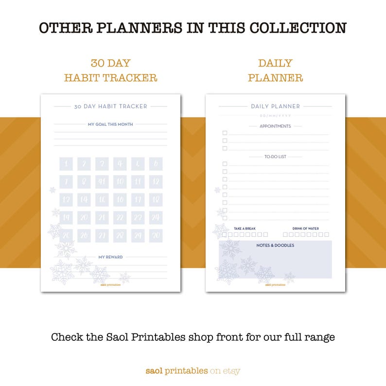 Weekly Habit Tracker // Printable , Healthy Habits, Instant Digital ...