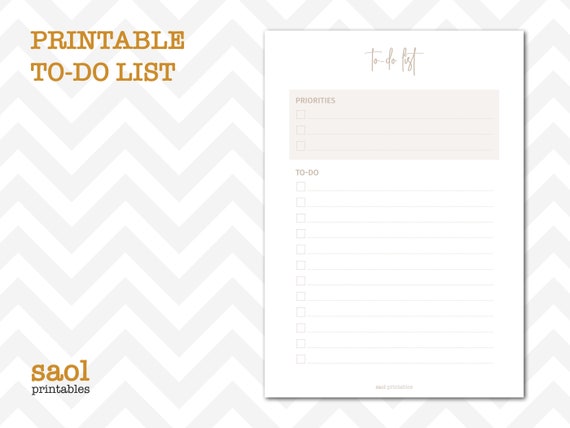 Lista De Tareas Para Imprimir