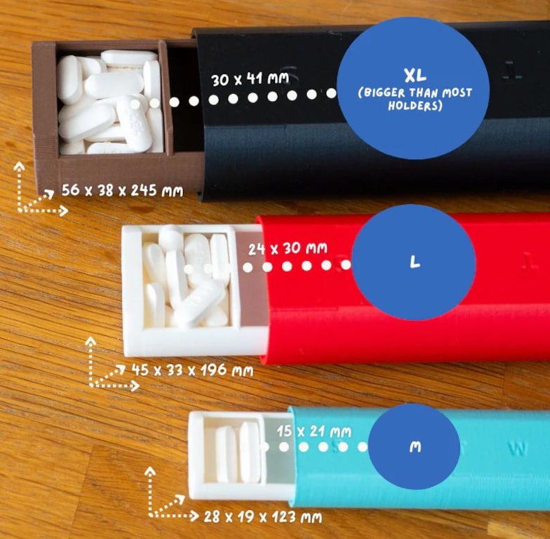 Weekly Pill Organizer Case Large 7 Day Medicine Box Travel Pill ...