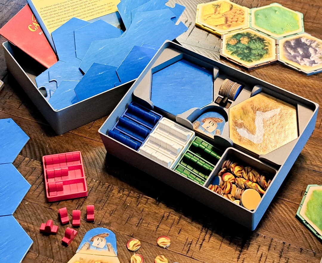 Catan Seafarers Game Piece Inserts & Organizer for Expansion 5-6 Player ...