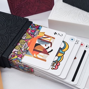 Playing Card Protector Box Hard Plastic Durable Stylish Portable Case ...