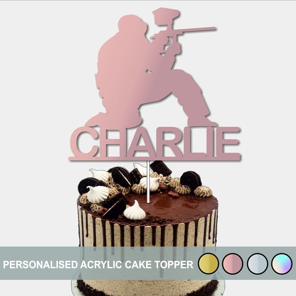 Paintball Cake - Etsy
