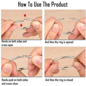 Binding Rings, Split Key Rings, Keyrings, Key Chain Rings, Silver Split Rings, Metal O Rings for ...