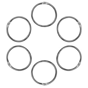 Binding Rings, Split Key Rings, Keyrings, Key Chain Rings, Silver Split ...