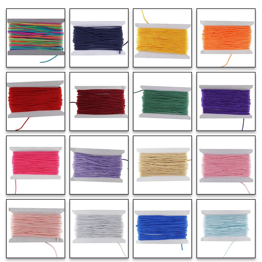 Satin Nylon Cord, Satin String Roll, Trim Cord Roll, Bracelet Making ...