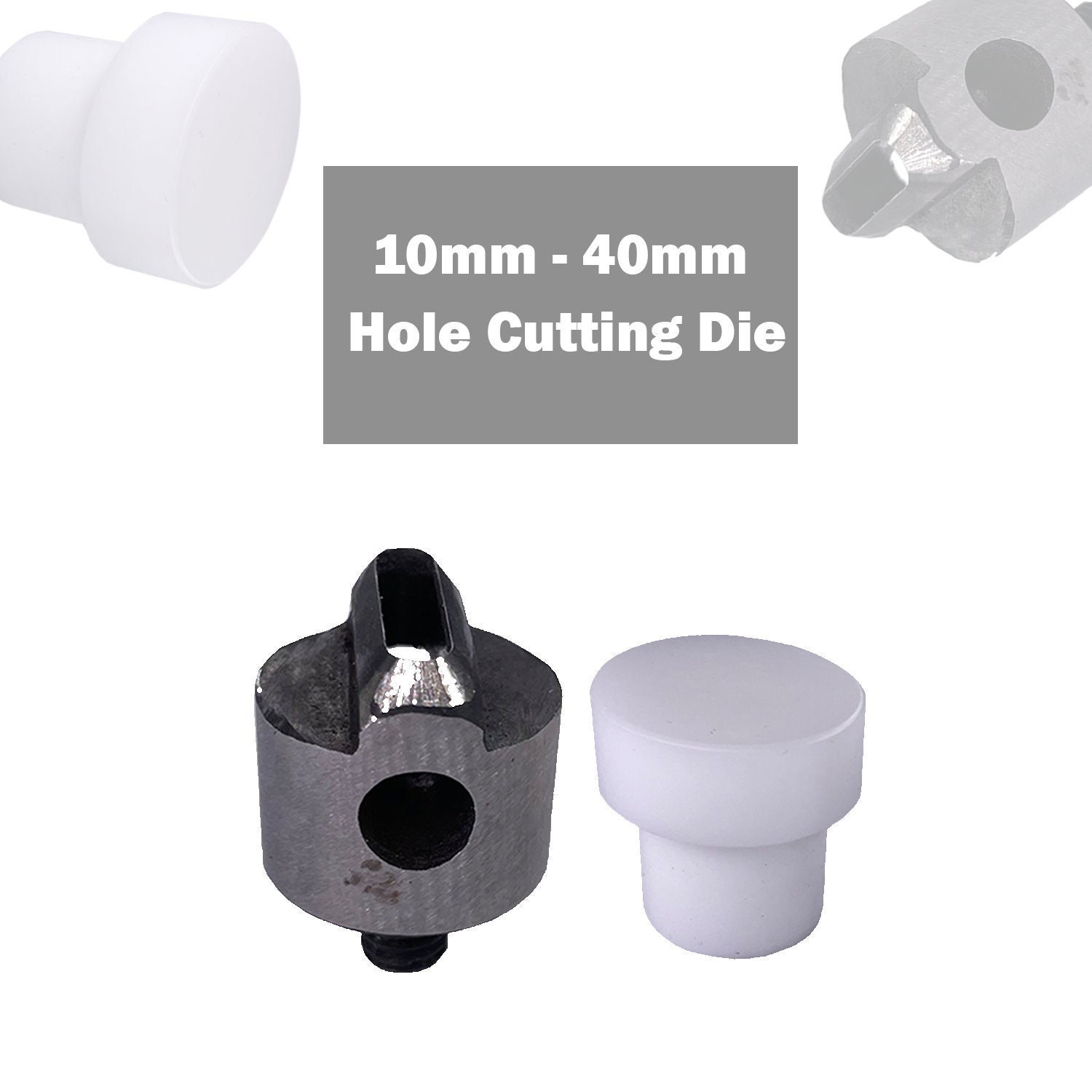 Oval Shape Hole Cutting Dies Set With Plastic Base Dies, Hollow Cutter ...