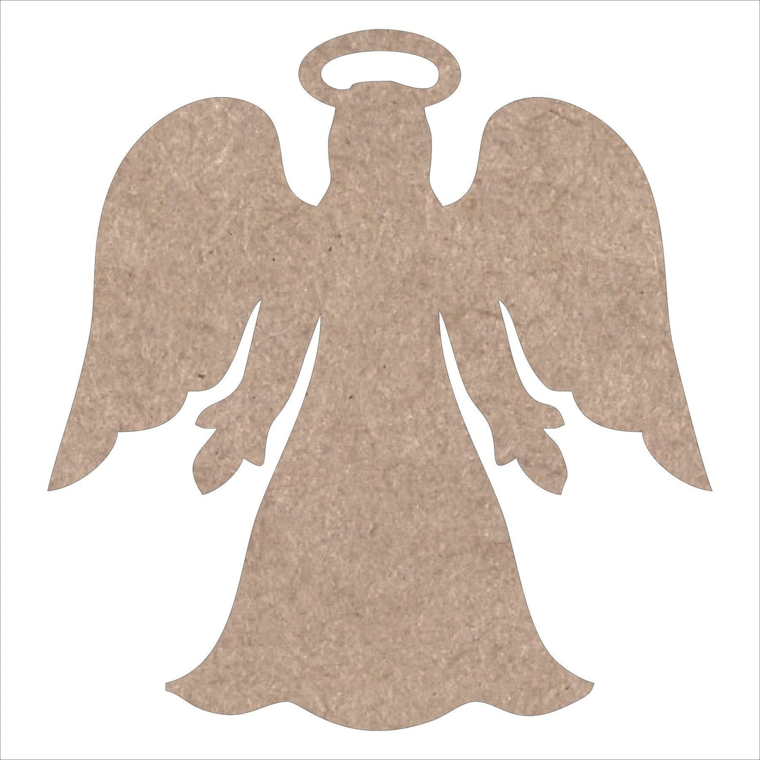 Wooden Angel Shape MULTIPLE SIZES Angel Cut Out, Wooden Shapes for ...