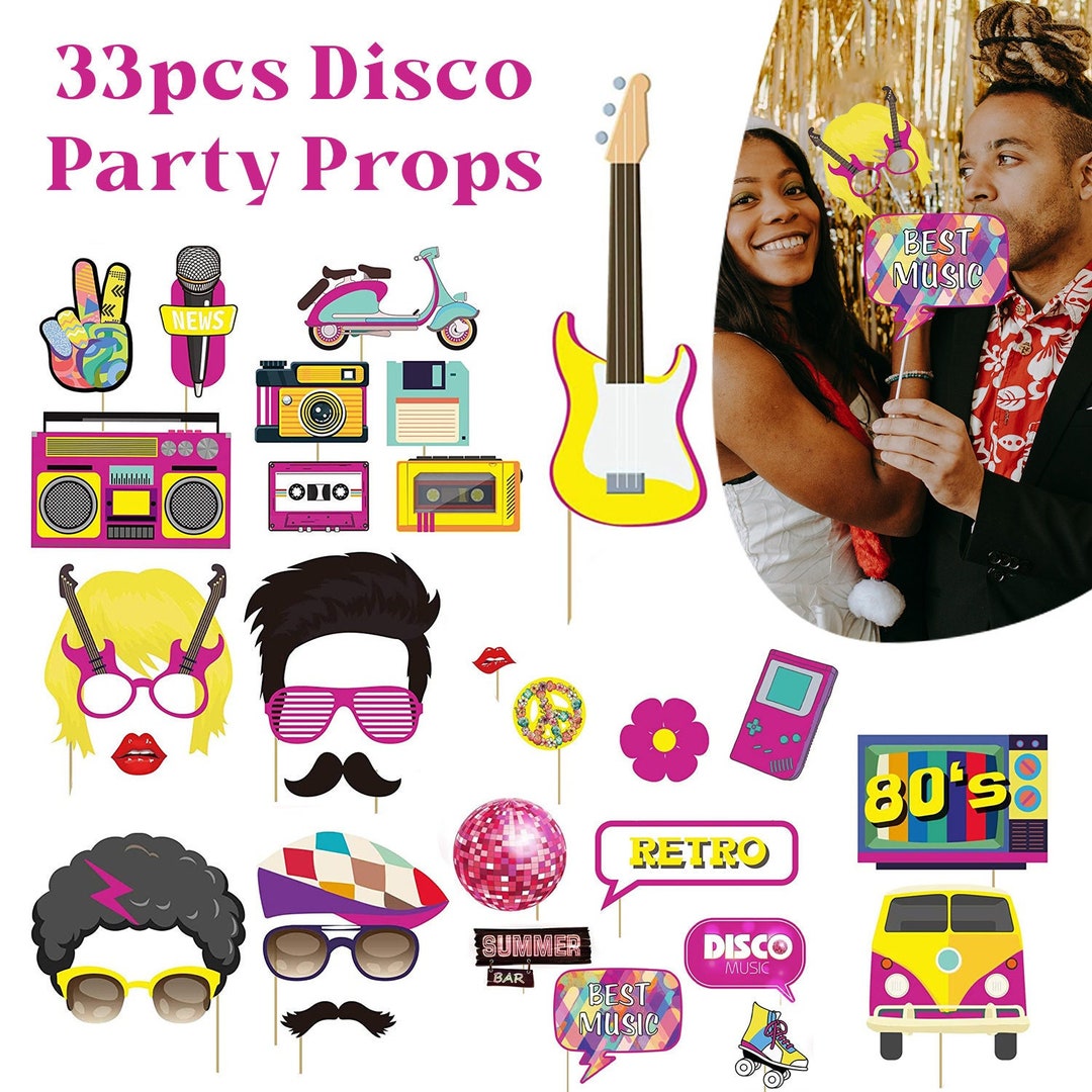 Party Photo Booth Props Selfie Photo Booth Props Funny Booth - Etsy