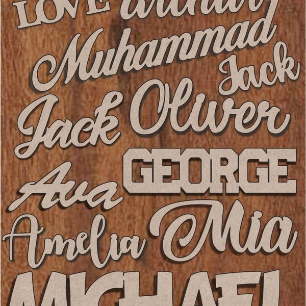 Wooden Wall Letters - Etsy