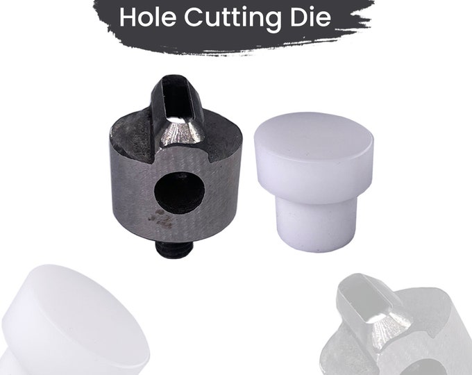 Oval Shape Hole Cutting Dies Set With Plastic Base Dies, Hollow Cutter ...