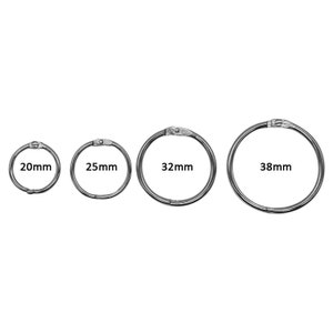 Binding Rings, Split Key Rings, Keyrings, Key Chain Rings, Silver Split ...