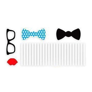 Photo Booth Selfie Paper Frame With Colourful Party Props for Wedding ...