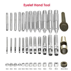Rivets and Studs Fixing Hand Tools Set for Press Studs, Snap Popper ...