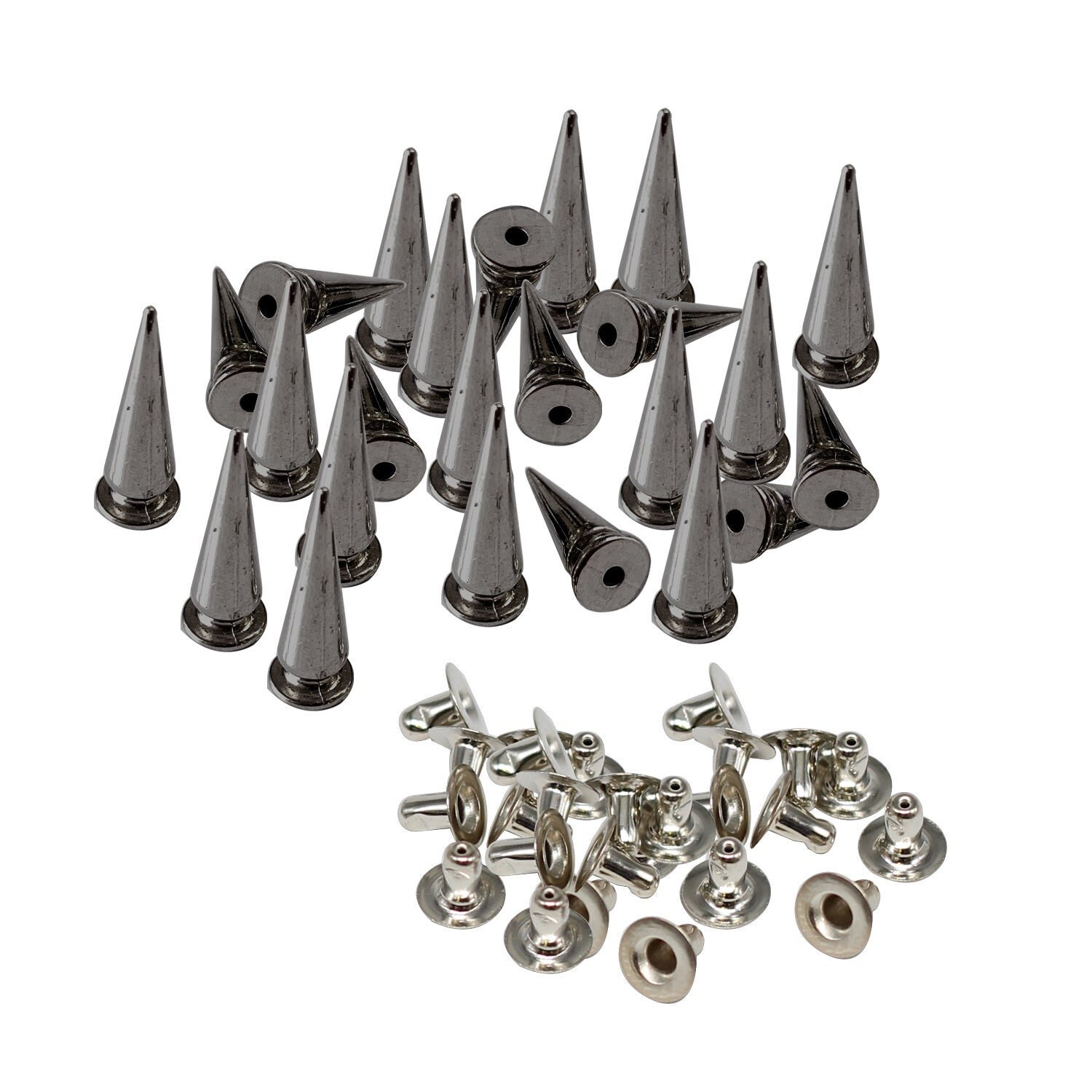 Plastic Spike Cone Studs, Long Spike Studs, Punk Studs, Long Spike Punk ...
