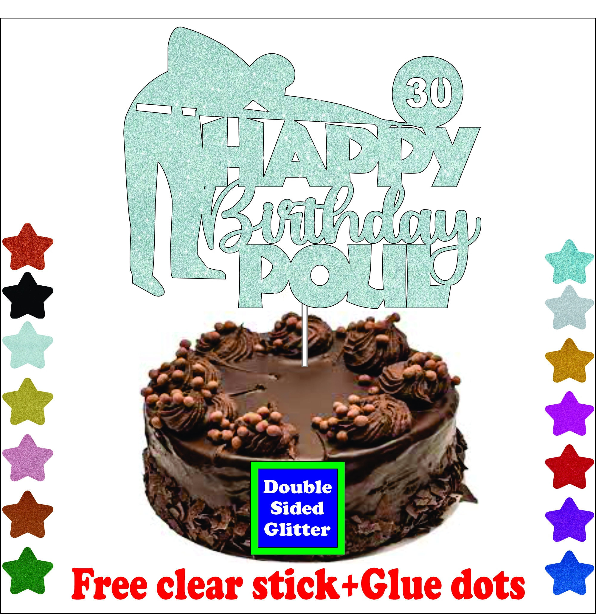 Snooker/pool Player Cake Topper, Choose Your Name & Age, Personalized ...