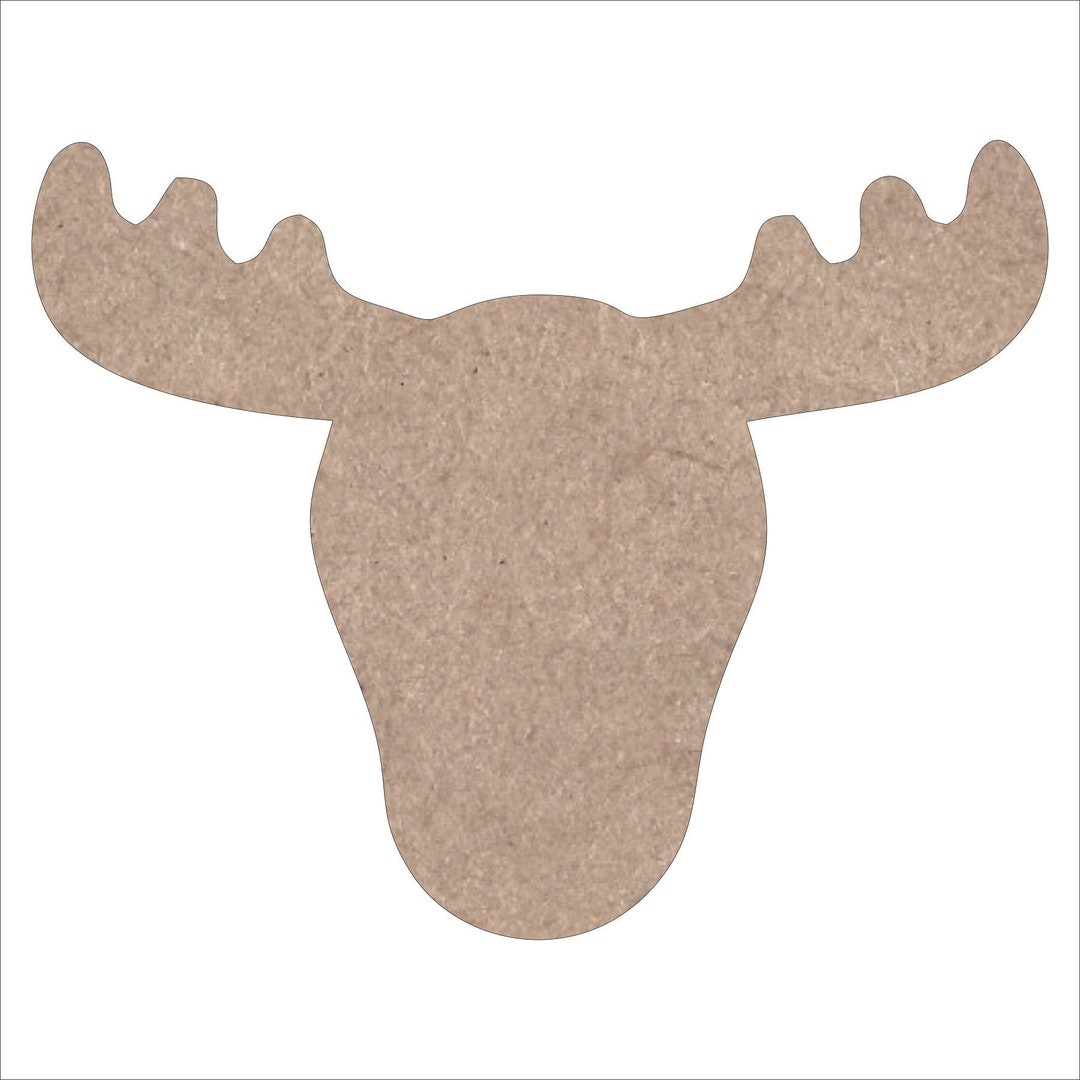 MDF Cow Head Shape Laser Cut Wood Shapes Multiple Size Wooden - Etsy