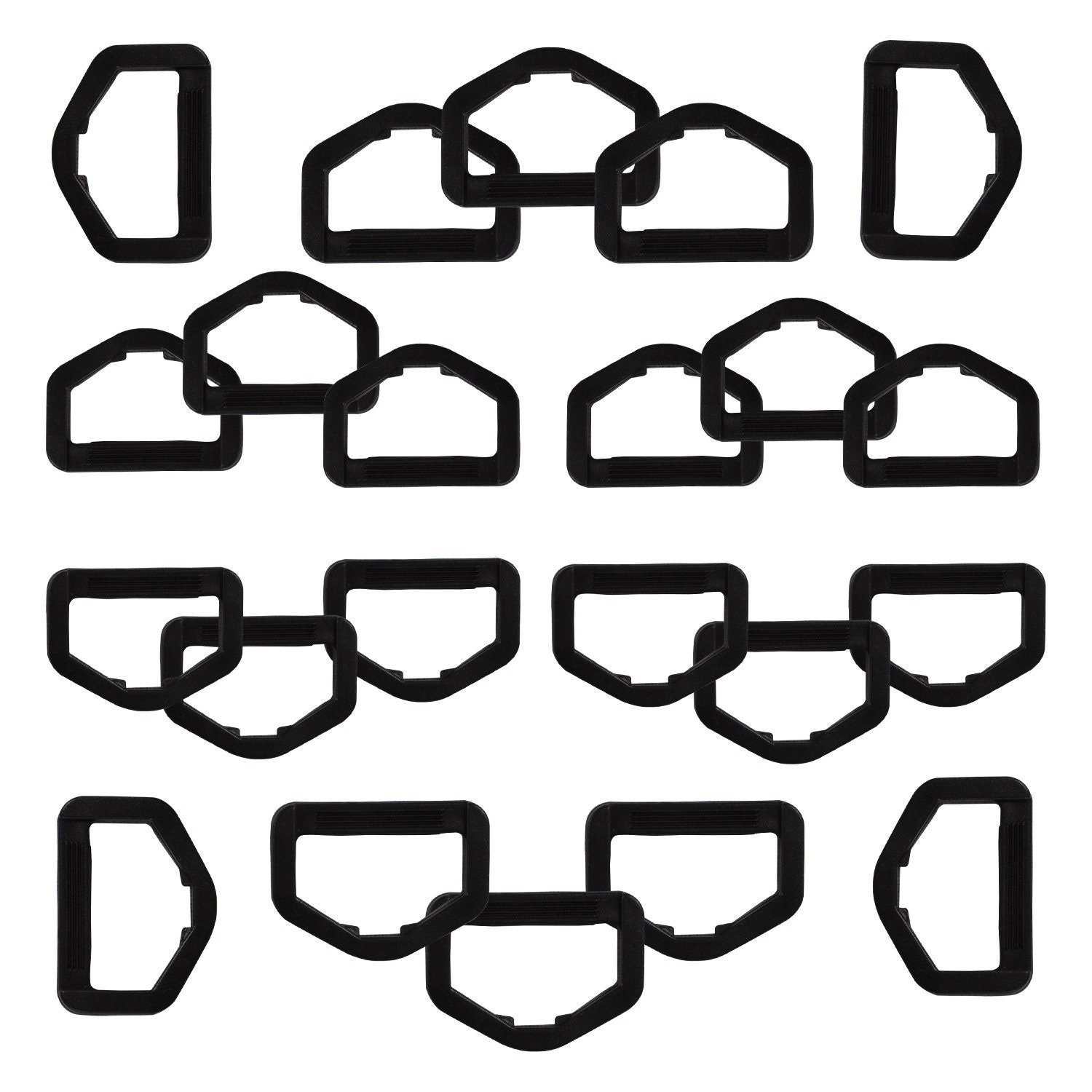 Heavy-duty Plastic D Ring Fasteners Durable Adjustable Black - Etsy